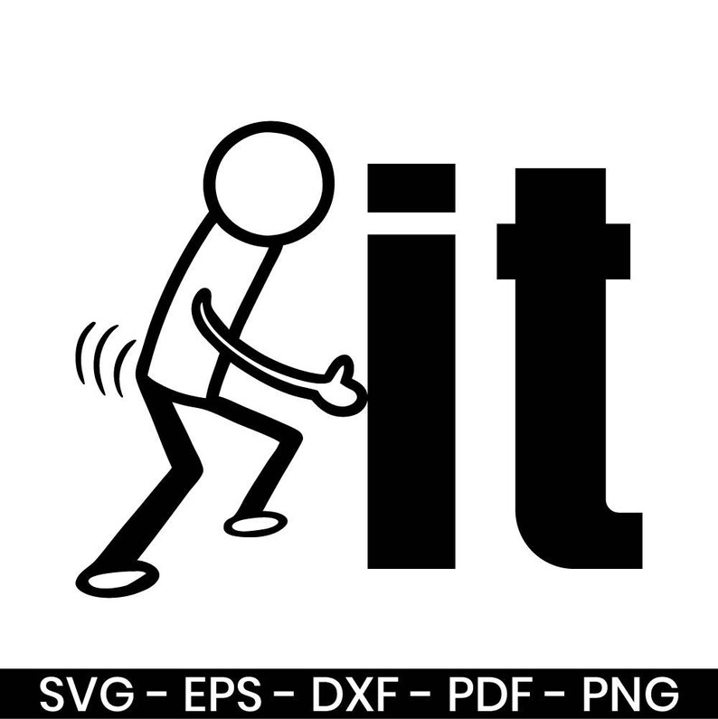 F It SVG Digital Download, Funny SVG Cut File, Sarcastic Quote Design ...