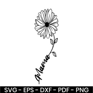 Mama Flower Svg, Mother Svg, Mom Svg, Wildflower Svg, Mothers Day Shirt ...