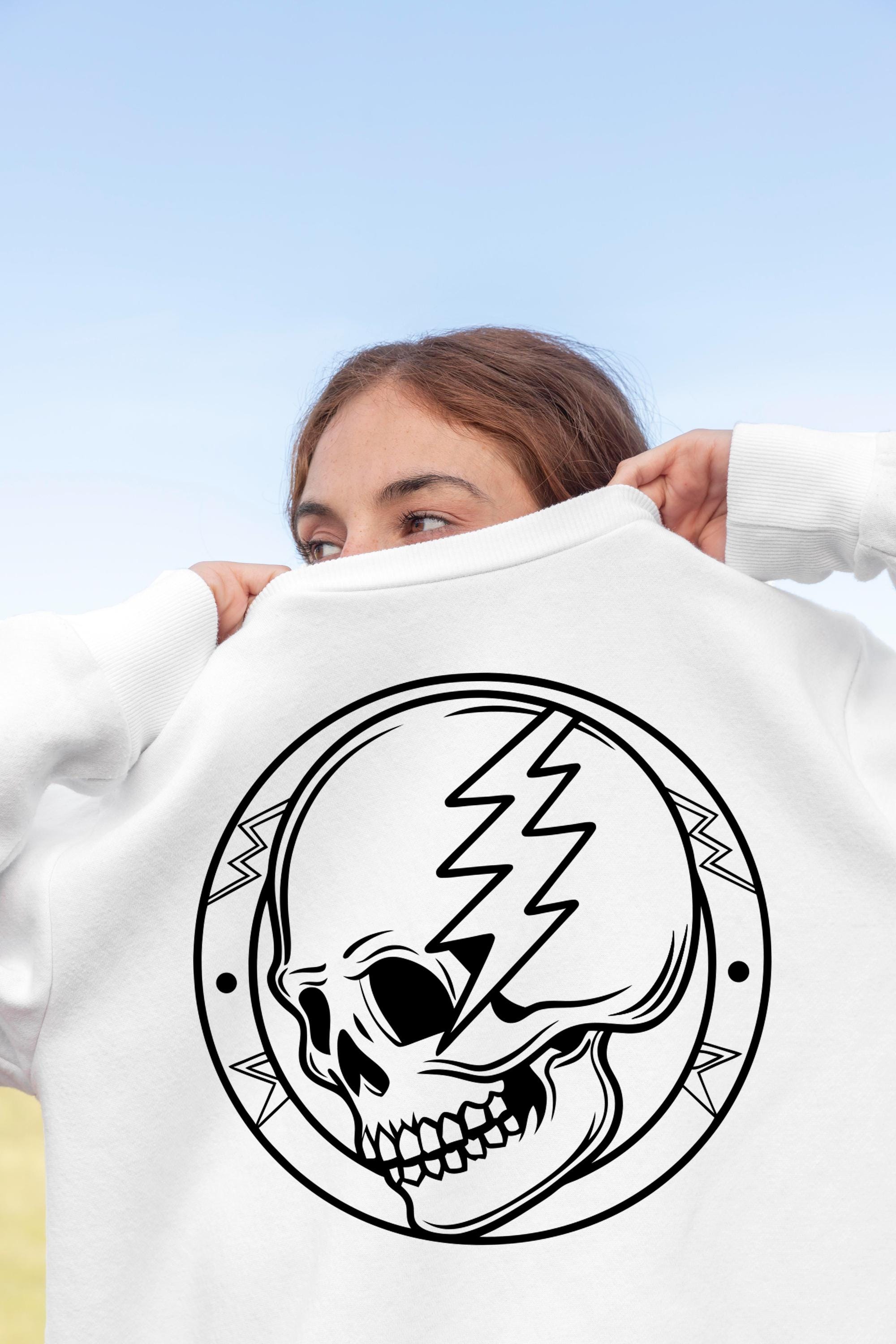 Grateful Dead Stealie Svg, Steal Your Face Svg, Skull Lightning Bolt ...