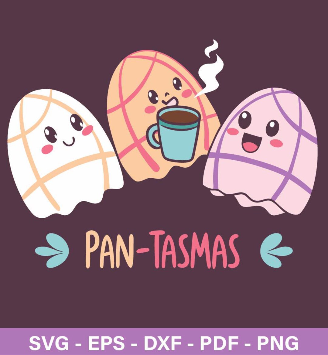 Pantasmas PNG | Mexican Ghost Design | Halloween Conchas Ghost ...