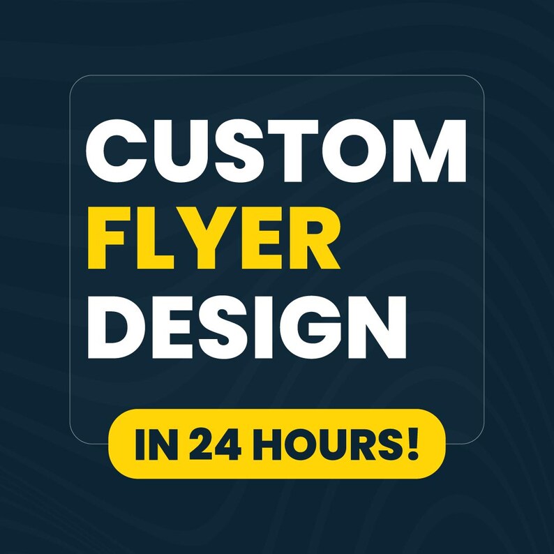 Custom Flyer Design | Digital Printable Marketing Flyers | Personalized ...