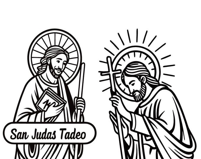 San Judas SVG - Etsy