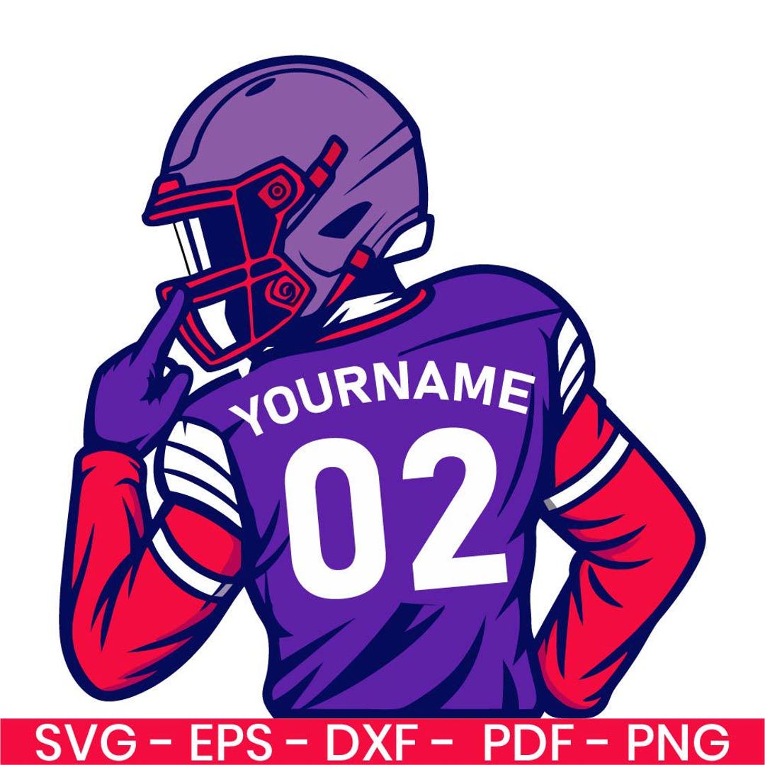 Silencing the Roar Shh Football SVG, Customizable Player Design, Sports ...