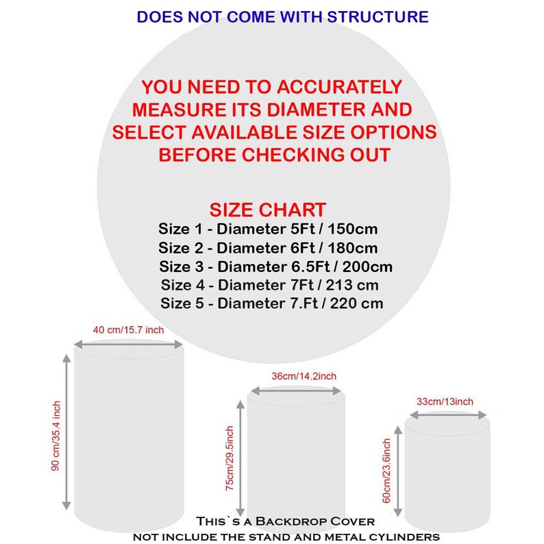 Bee Backdrop and 3 Cylinders Cover Arch Backdrop Photography Background ...