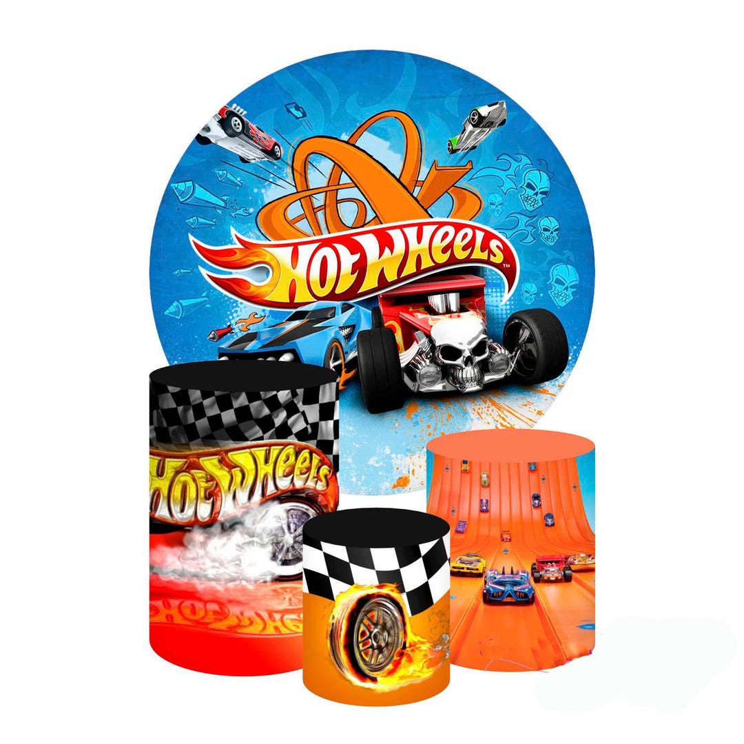 Racing Cars Backdrop and Cylinder Covers Backdrop Cover Photo ...