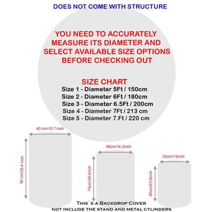 Strawberry Round Backdrop Birthday Party Supplies Backdrop Cylinders ...