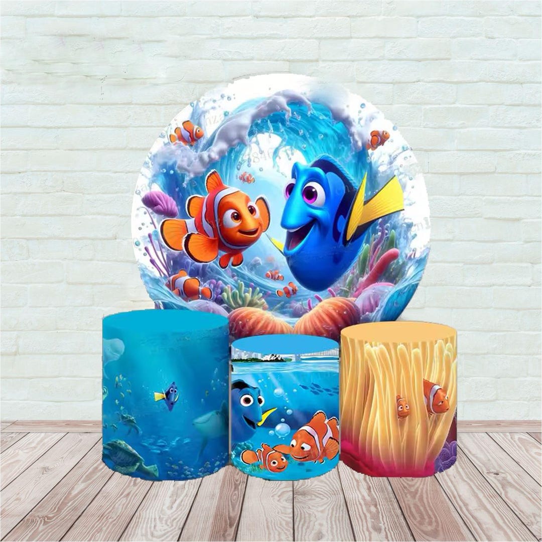 Fish Nemo Backdrop and Cylinder Covers Backdrop Cover Photo Photography ...