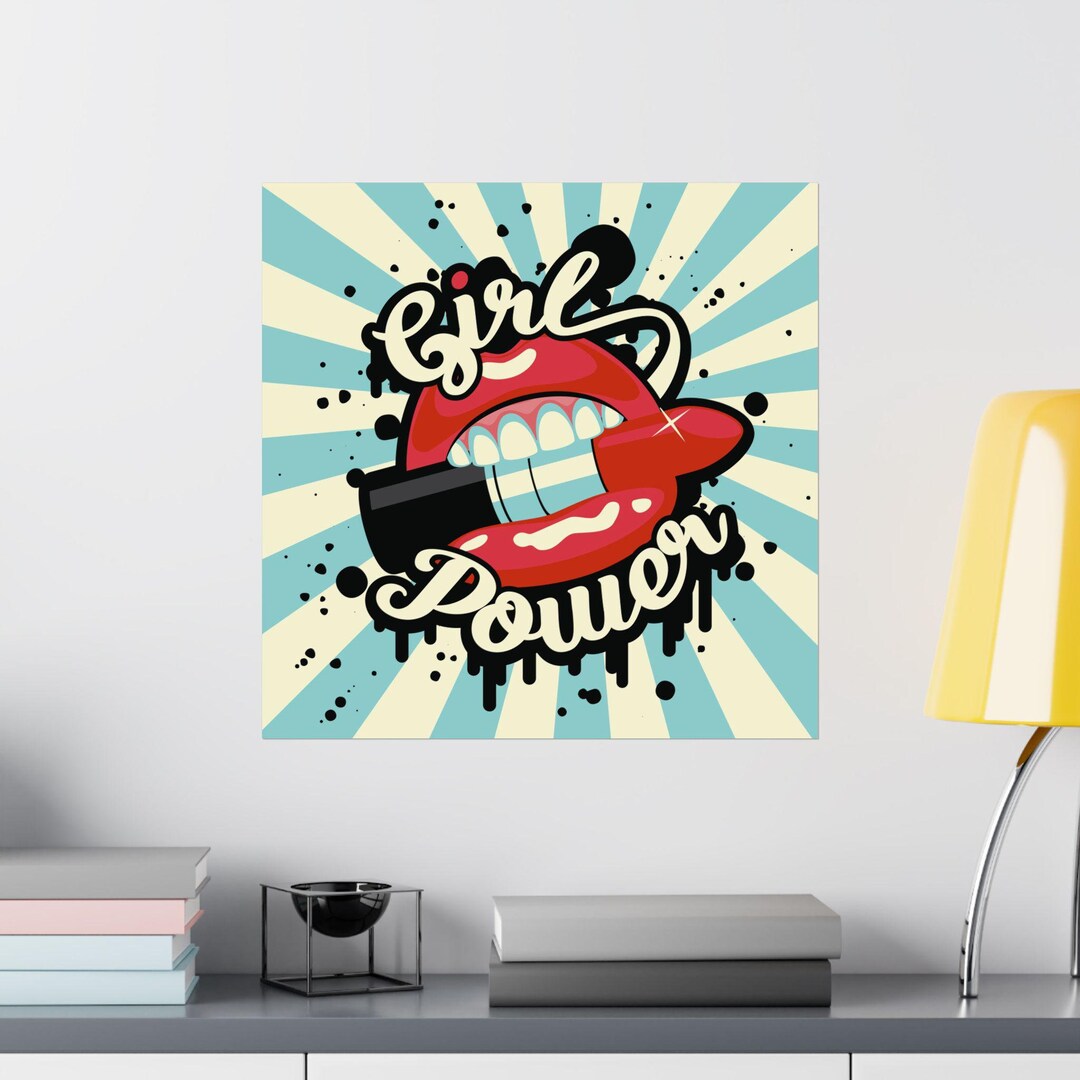 Matte Vertical Posters, Girl Power Matte-finish Posters, Matte Wall ...