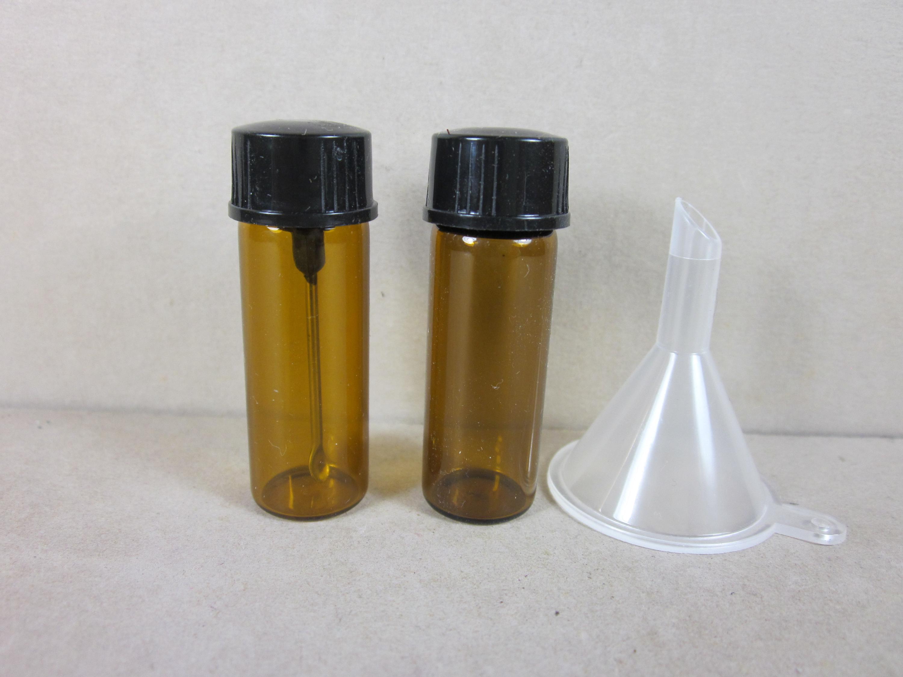 Two Pocket Vials for Sweetener/spice & A Funnel One Cap With Spoon - Etsy