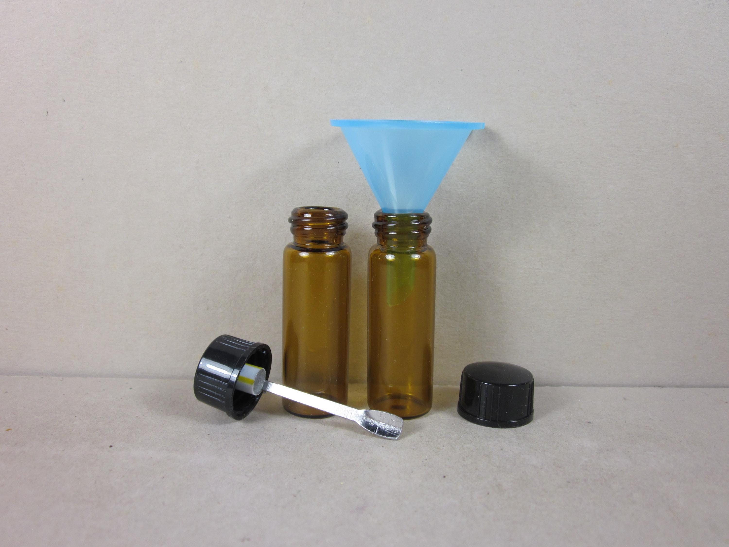 Two Pocket Vials for Sweetener/spice & A Funnel One Cap With Spoon - Etsy
