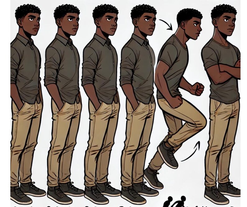 Prompts to Create One Character for Different Scenes - Etsy