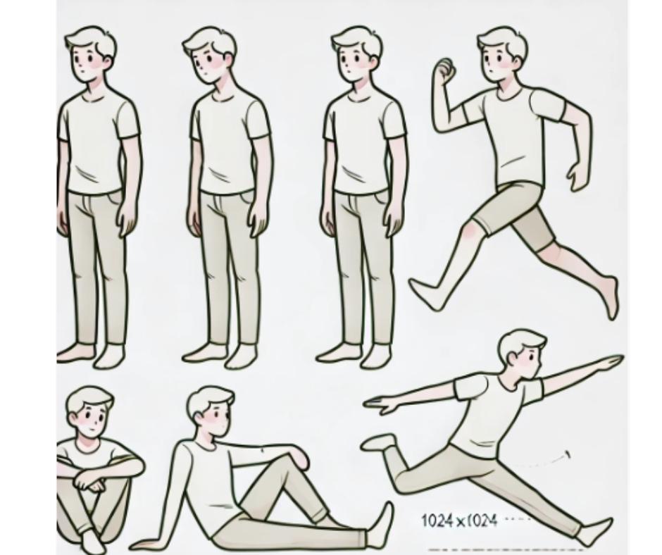 Prompts to Create One Character for Different Scenes - Etsy