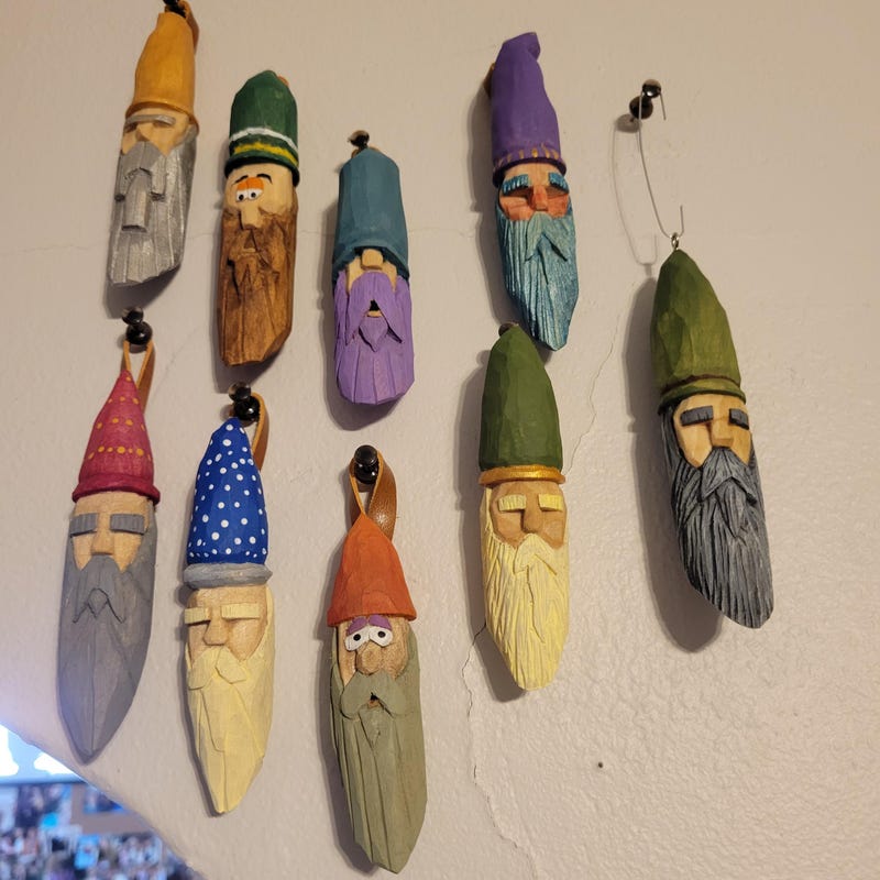 Hand Carved Wizard - Etsy