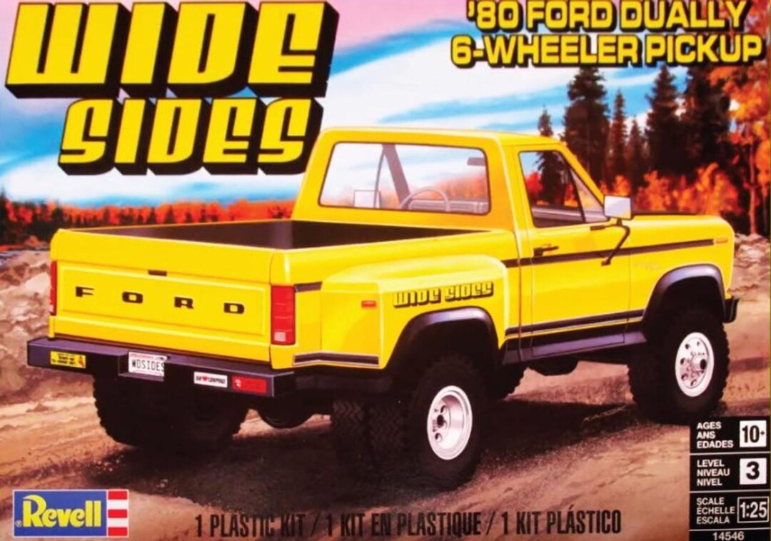 1980 F-350 Ford Dually 6 Wheel Pick up Plastic Model Kit - Etsy
