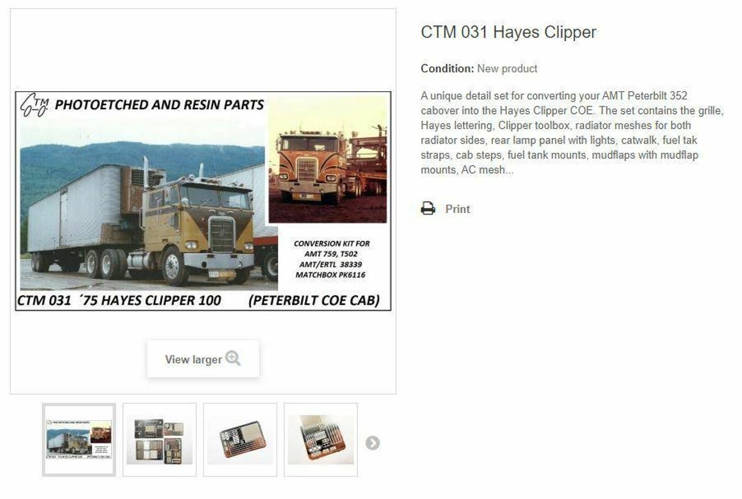 Ctm031 Hayes Clipper Coe Photo Etched Dress up Conversion Kit - Etsy