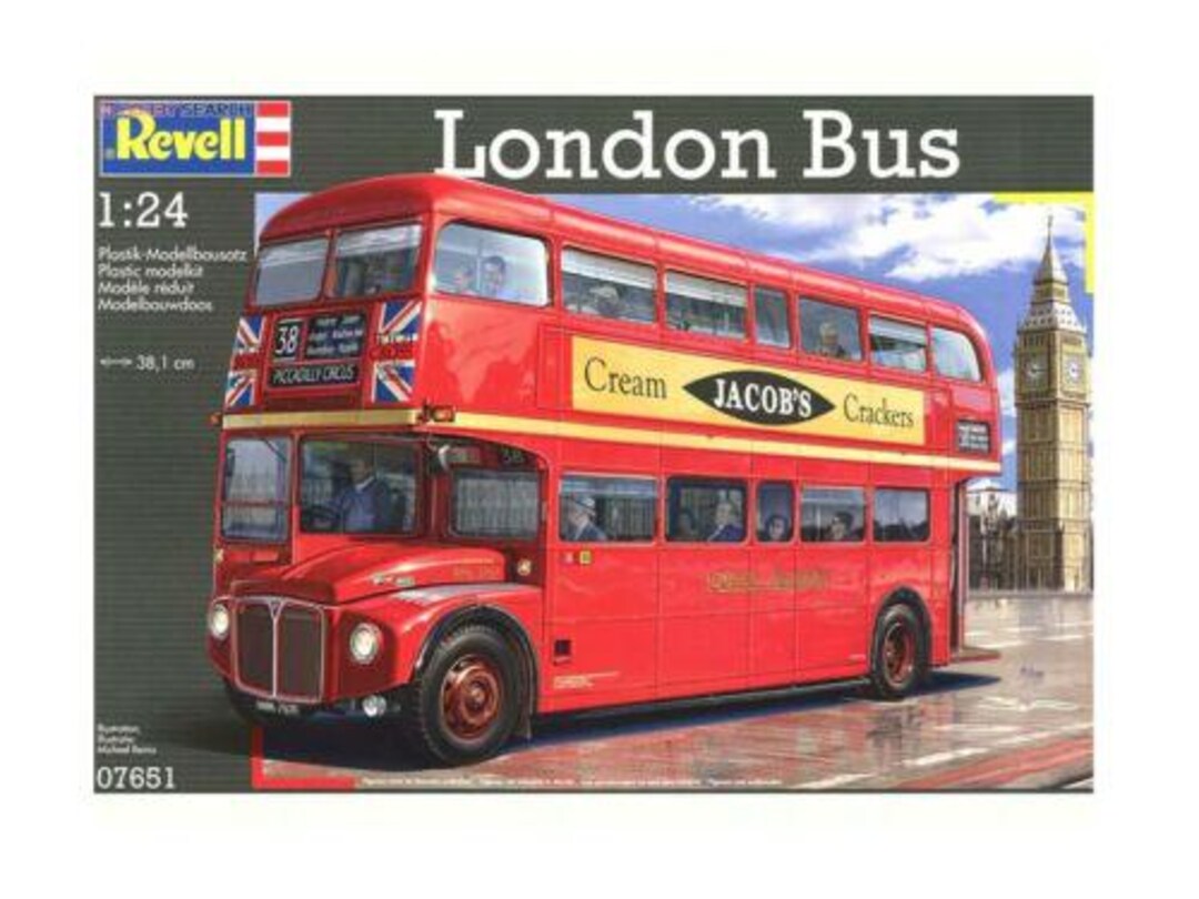 Revell 07651 London Double Decker Bus 1/24 Scale - Etsy