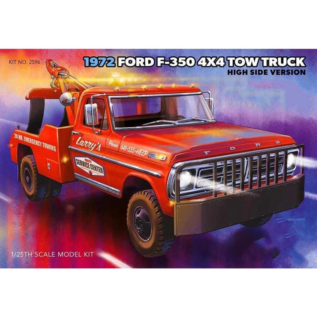 Moebius F350 Ford Towtruck NEW RELEASE! Model Kit - Etsy