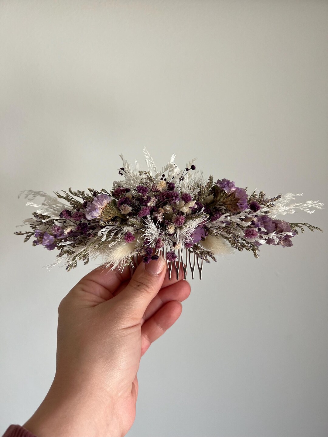 Spring/summer Comb/purple Hair Comb/wedding Hair Accessories/purple - Etsy