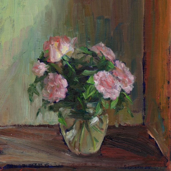 Impressionist Roses - Etsy