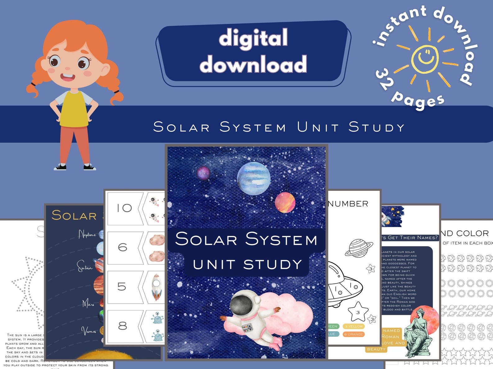 Solar System Unit Study - Etsy