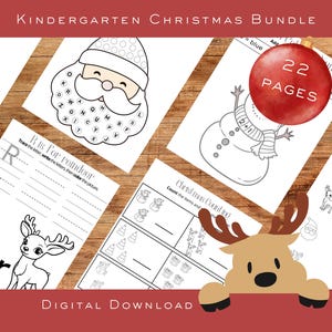 Kindergarten Christmas Bundle - Etsy