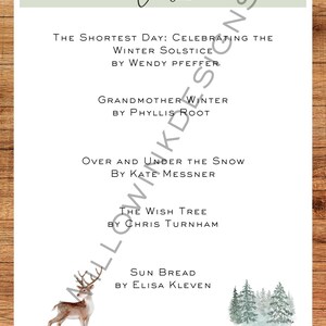 Winter Solstice Unit Study - Etsy