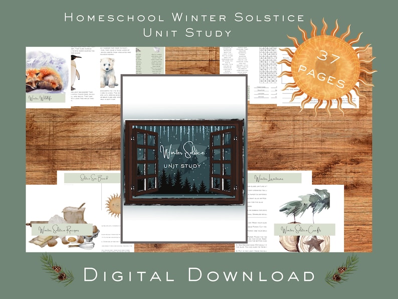 Winter Solstice Unit Study - Etsy