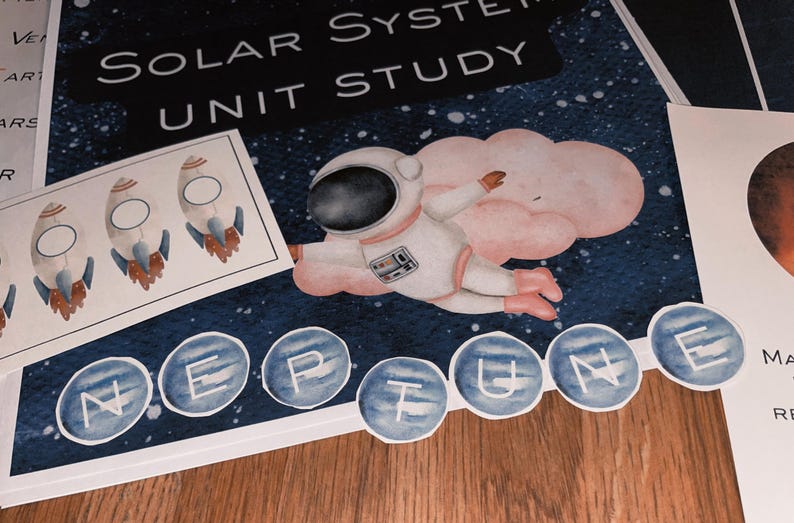 76 Page Printable Solar System Unit Study - Etsy