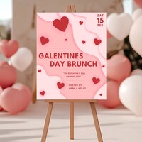 Let's Brunch Sign - Printable Brunch Table Signage - Bridal Brunch ...