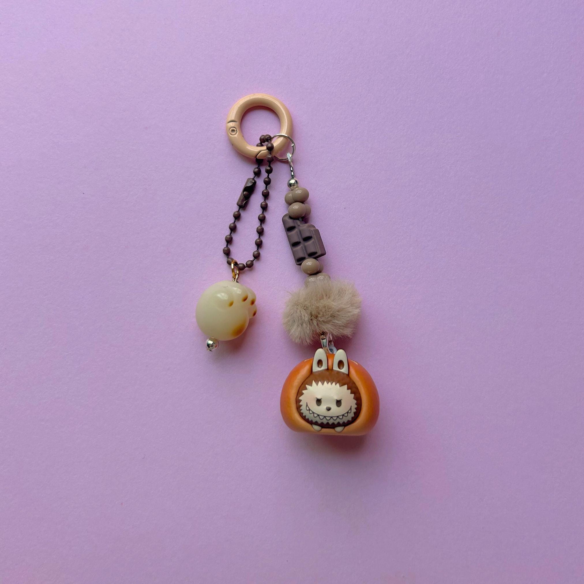 Popmart Mini Blind Box Keychain | Cute Skullpanda, Labubu, Bread Series ...
