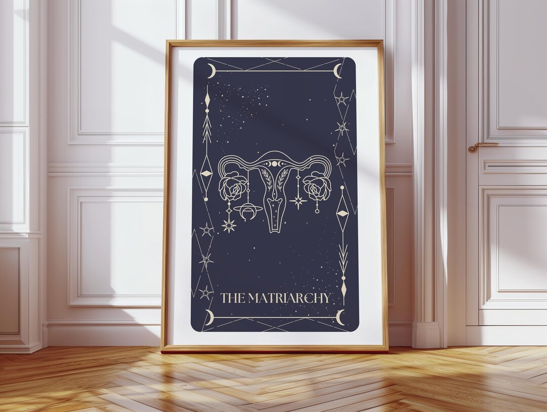The Matriarchy Tarot Card Feminine Fertility Wall Art - Etsy