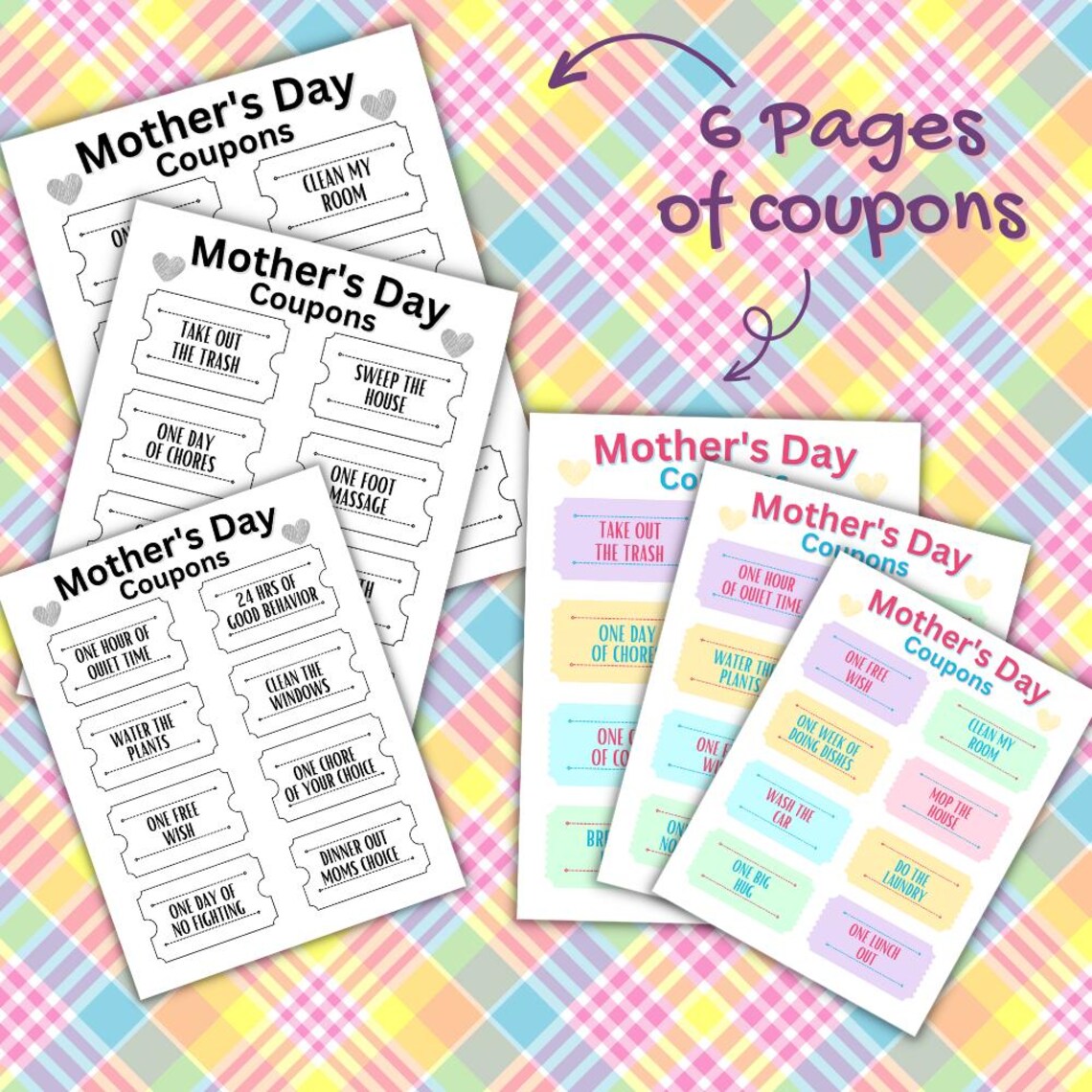 Mother’s Day Activity Bundle for Kids | Printable Coloring Pages ...