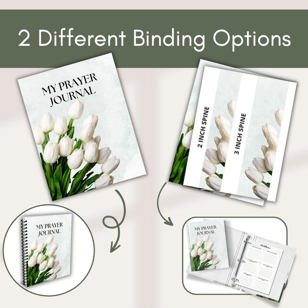 Floral Prayer Journal and Printable Planner Bundle | Bible Study ...