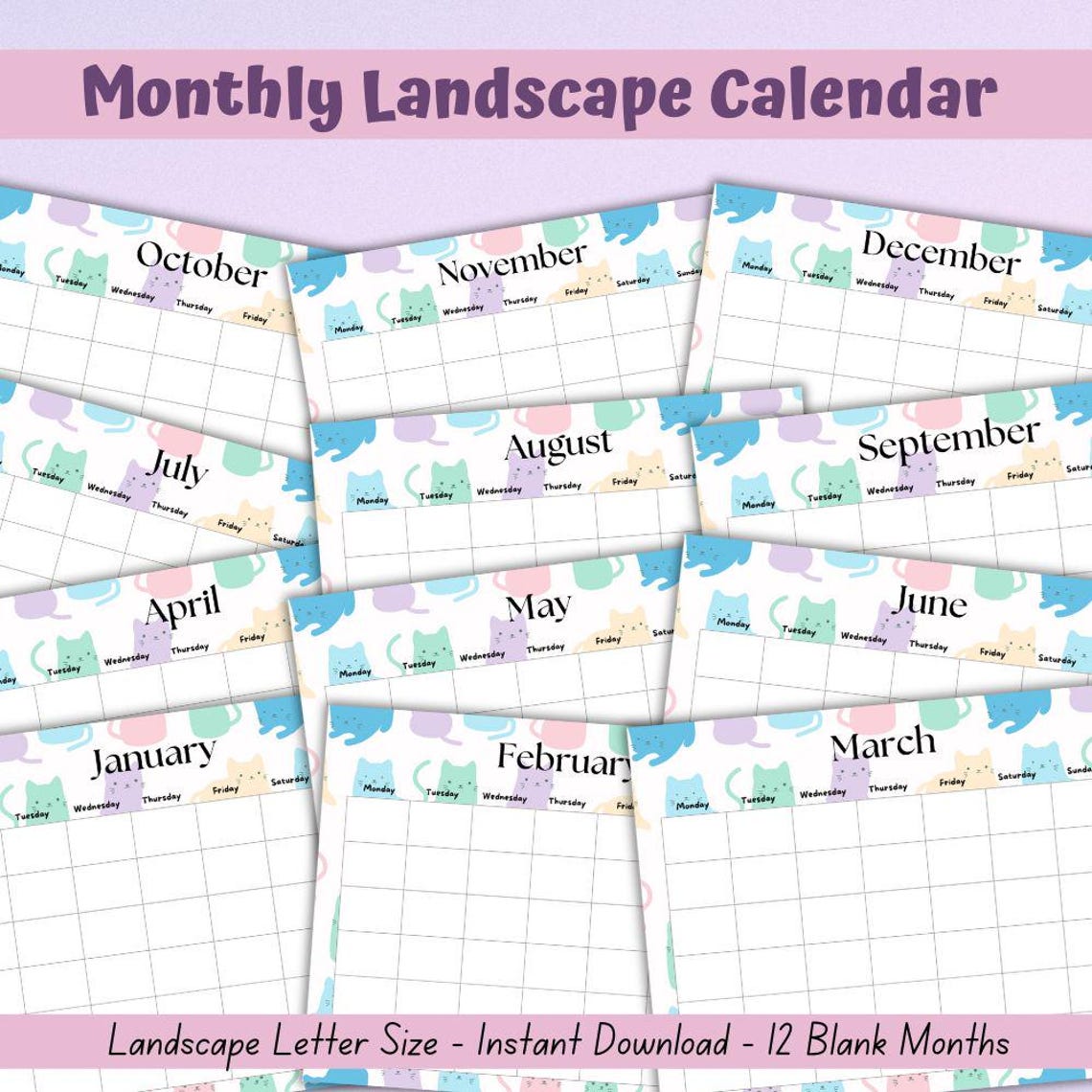 Printable Cat Care Planner | Digital Pet Organizer | Cat Health Tracker ...