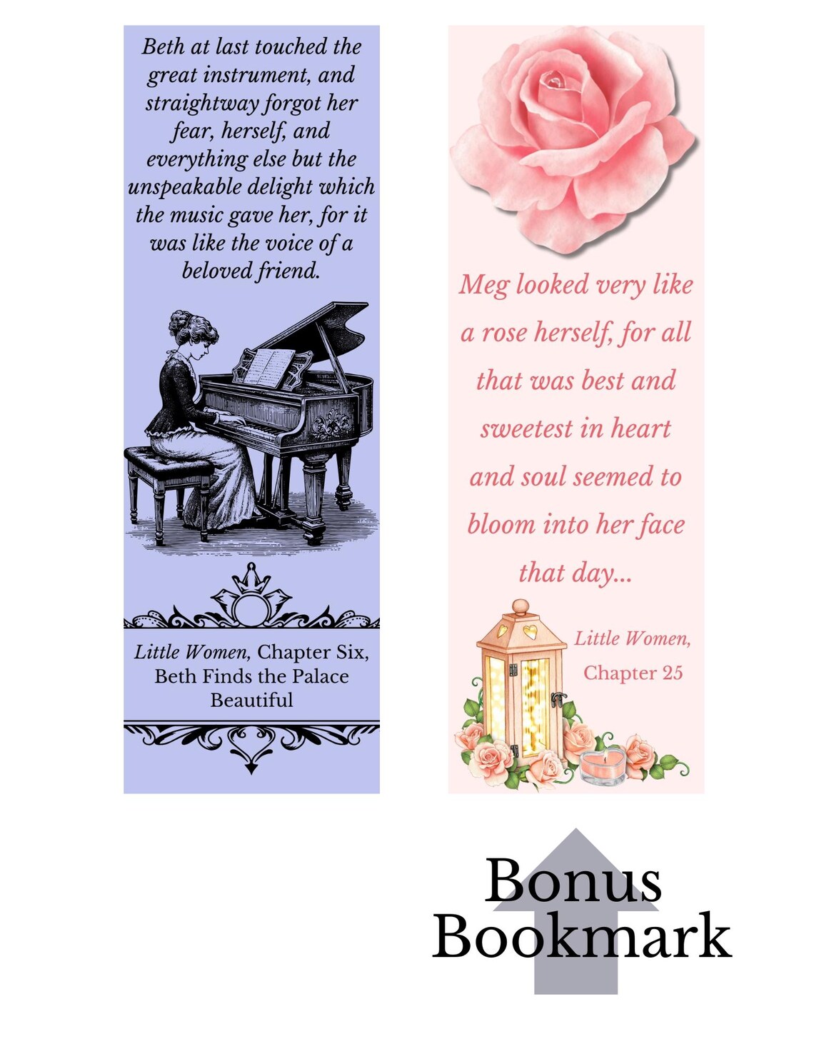 Printable Little Women Bookmarks - Etsy