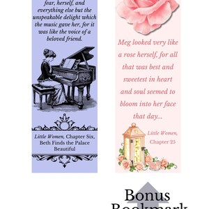 Printable Little Women Bookmarks - Etsy
