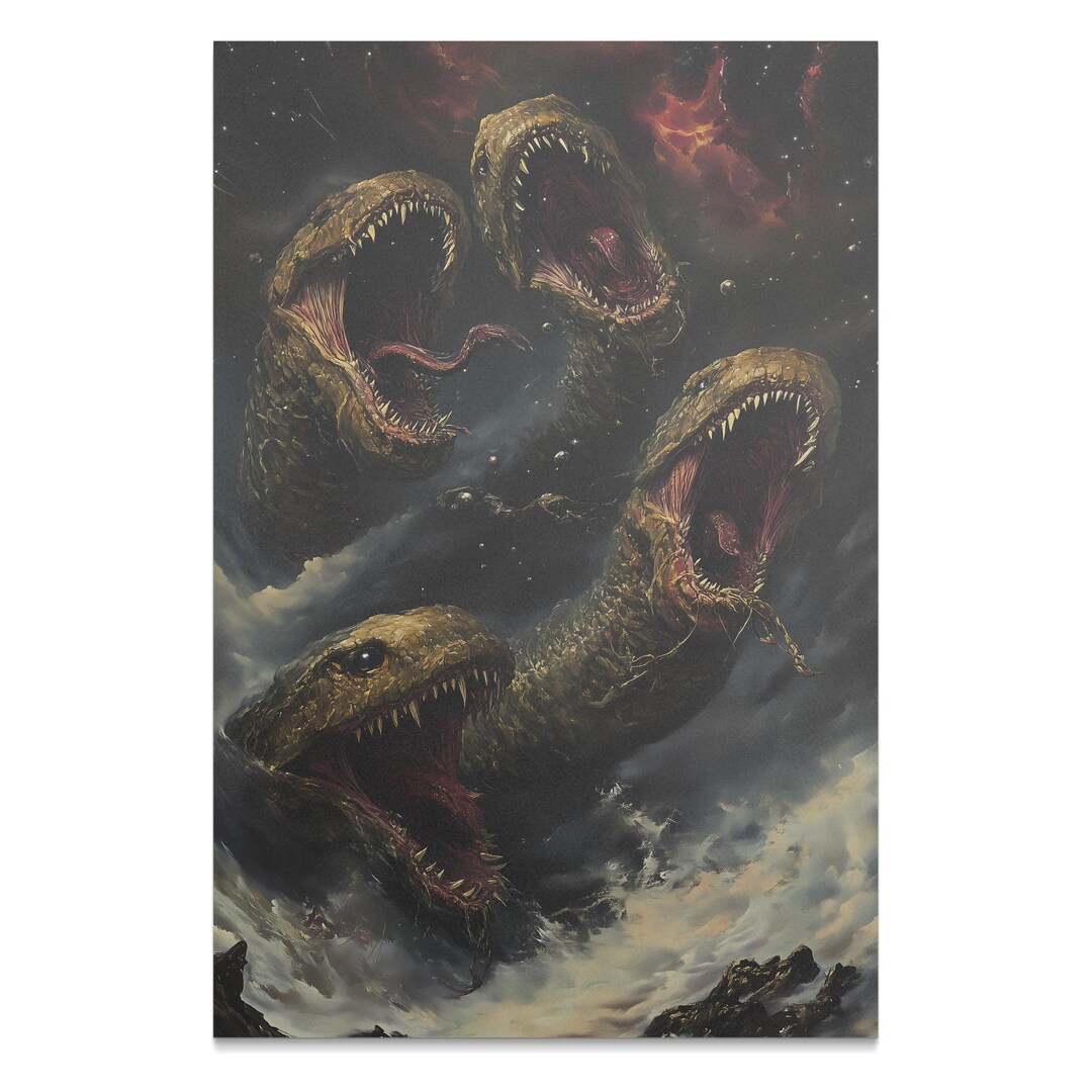 Birth of Leviathan Premium Matte/gloss Paper Poster, Design Decor, Room ...