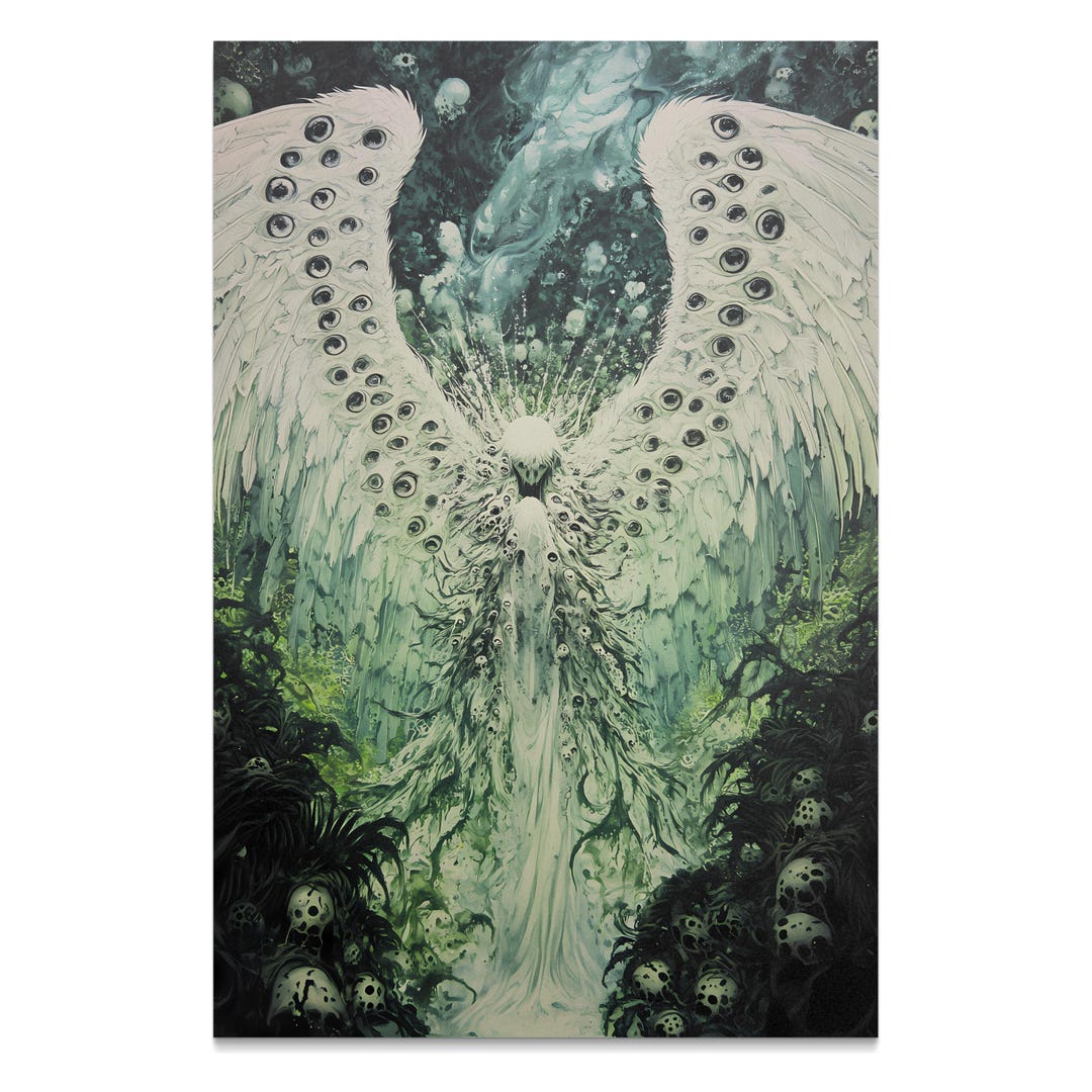 Undead Angel Premium Matte/gloss Paper Poster, Design Decor, Room ...