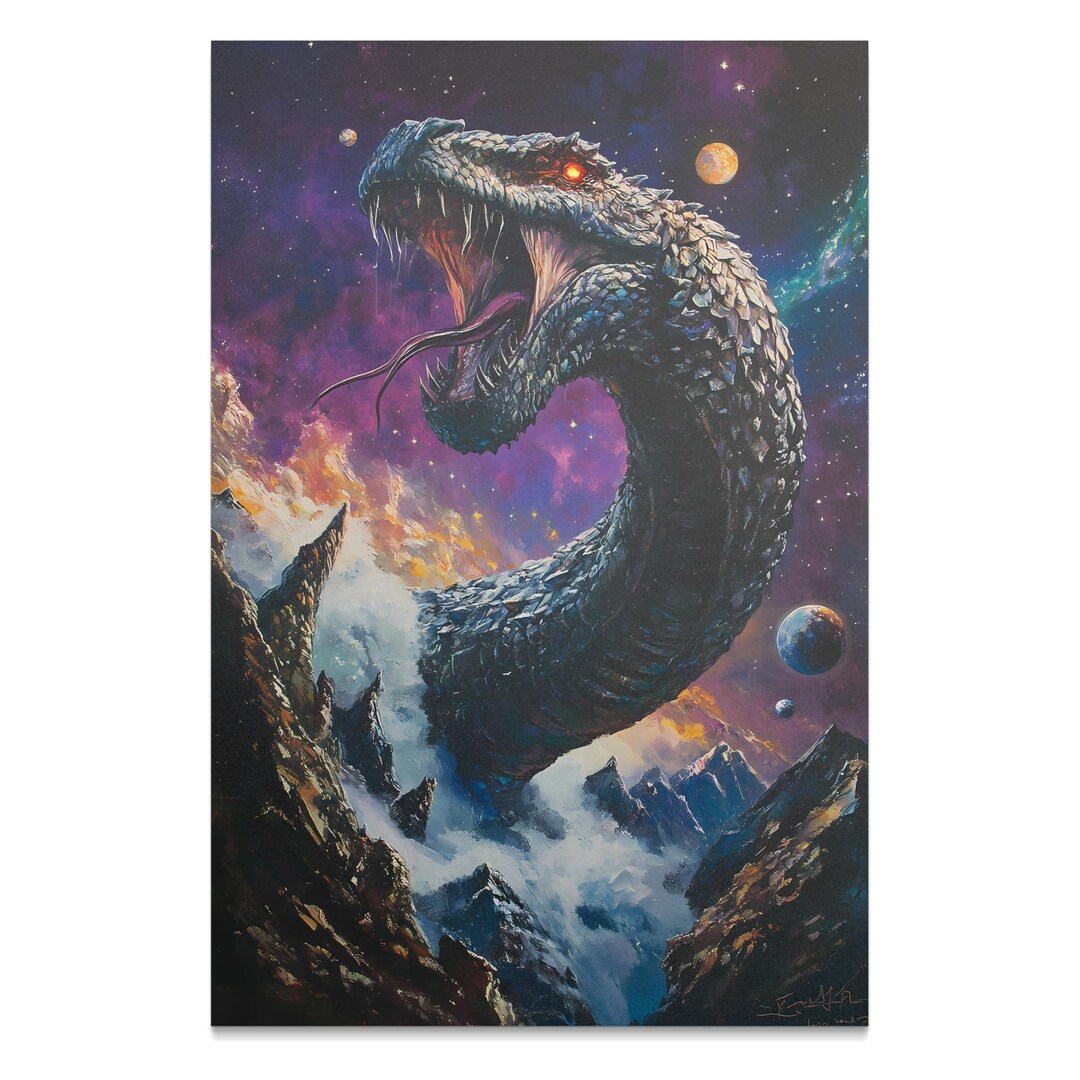 Jormungandr Premium Matte/gloss Paper Poster, Design Decor, Room ...