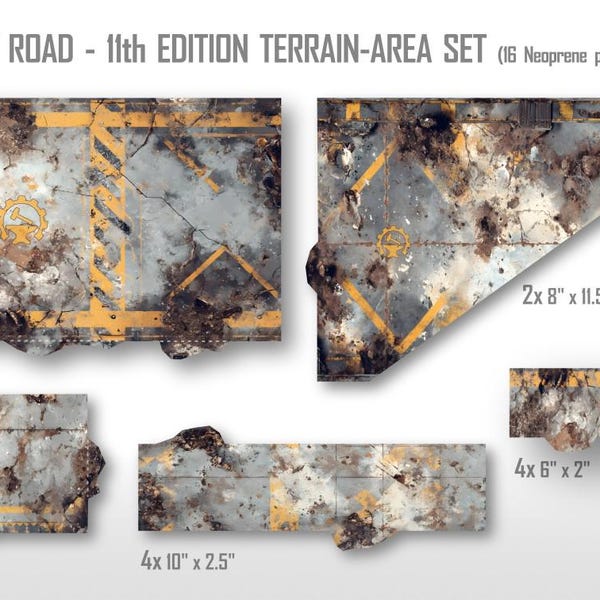 40k Terrain Templates 11th - Etsy