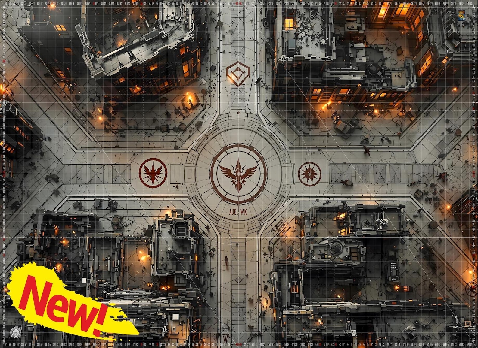 Competitive Gaming Mats (PVC) 60x44 Compatible With Warhammer 40K - Etsy
