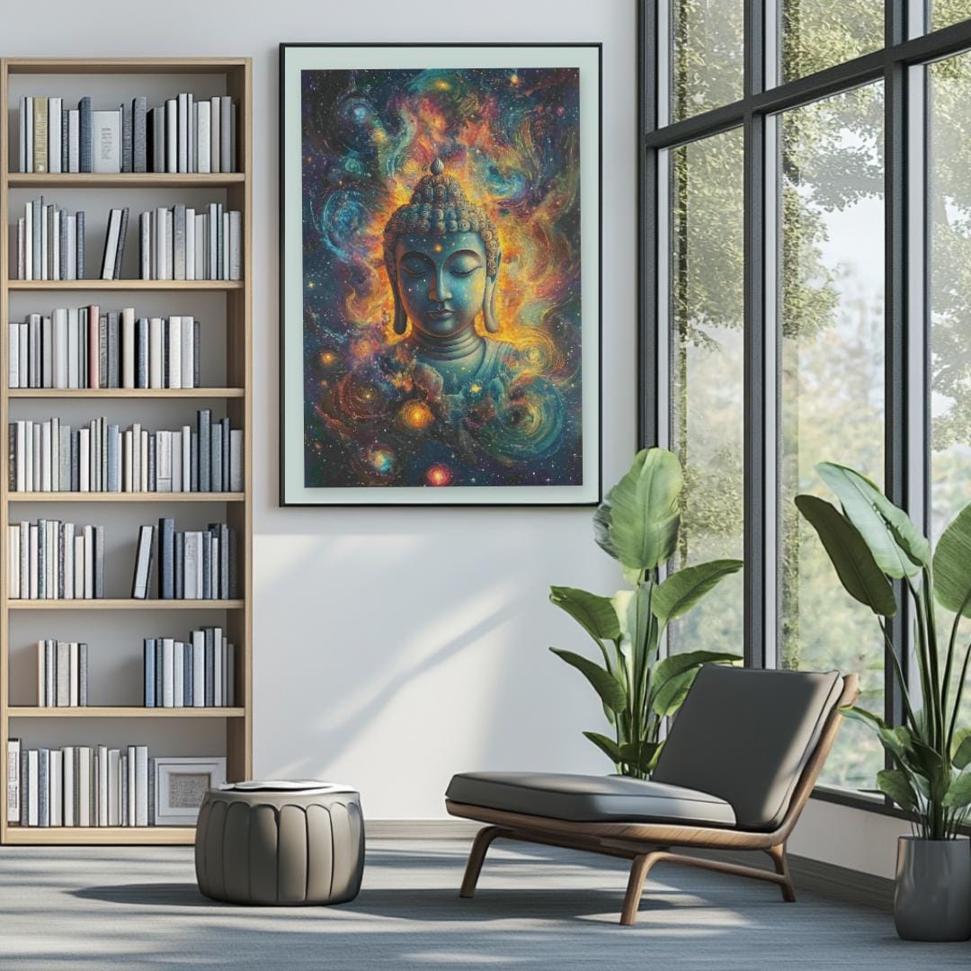Buddha Poster, Digital Download, Printable Yoga Art, Spiritual ...