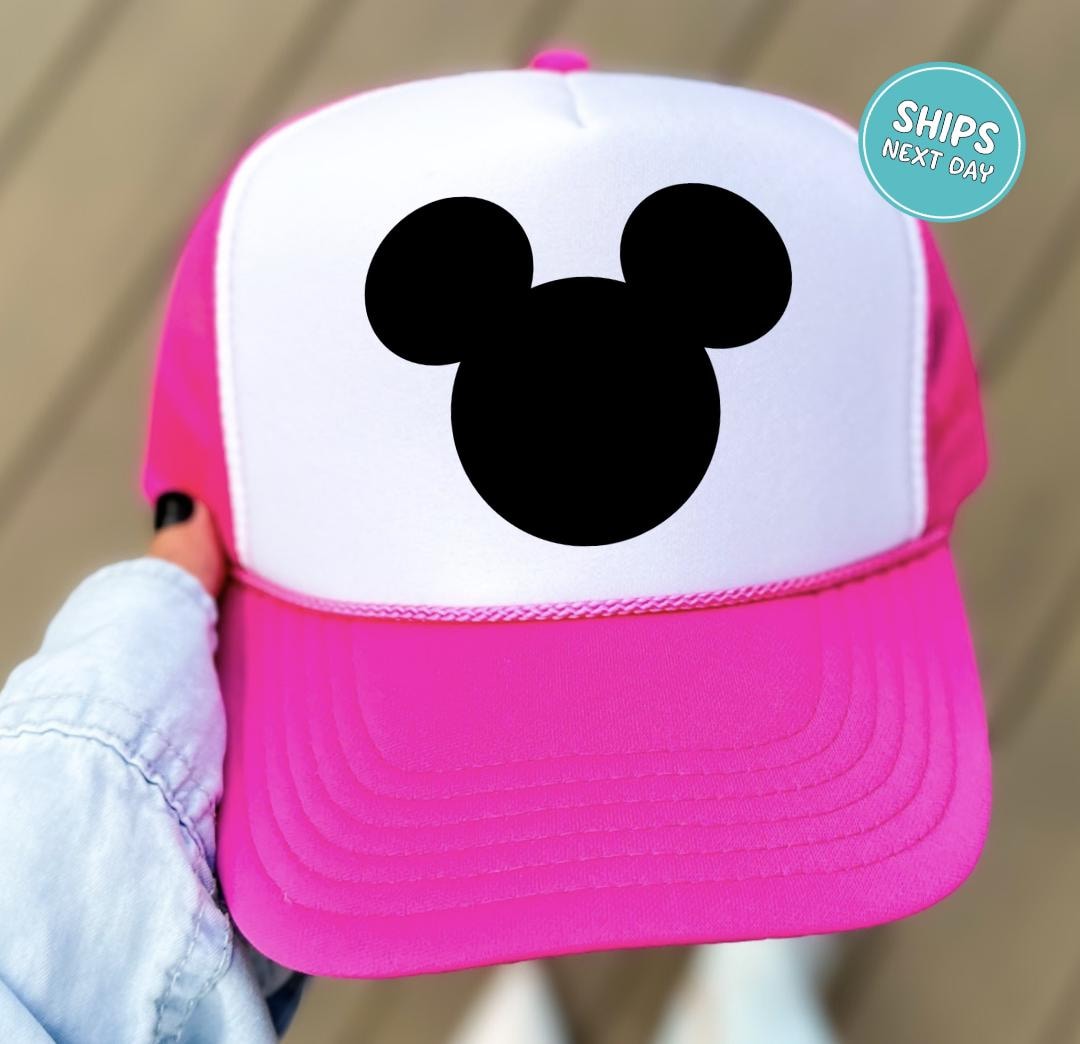 Disney Trucker Hat Mickey Mouse Hat Matching Disney Trip Hats Disney ...