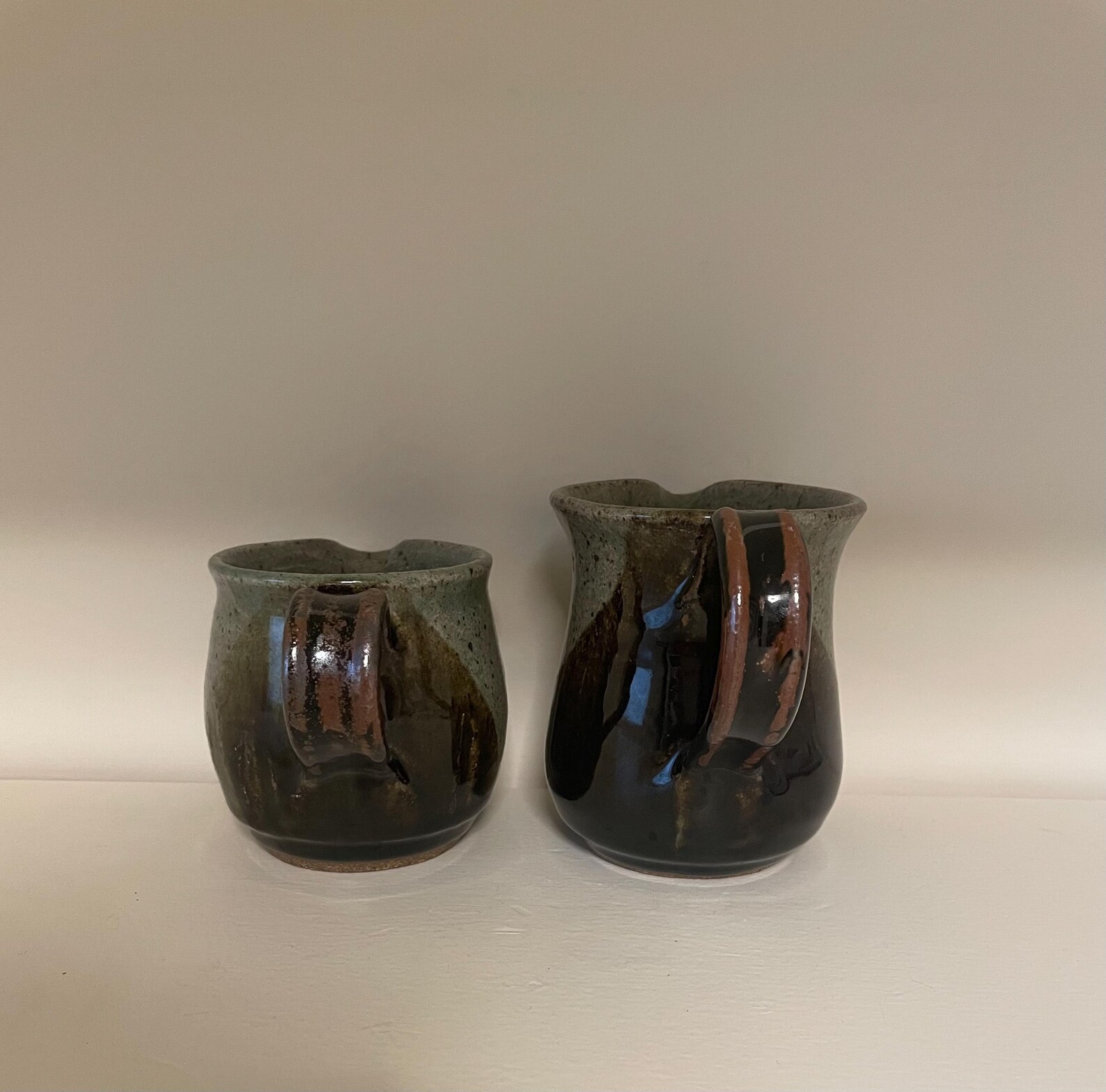 Handmade Stoneware Pouring Mug Set | Rustic Ceramic Pitcher - Etsy
