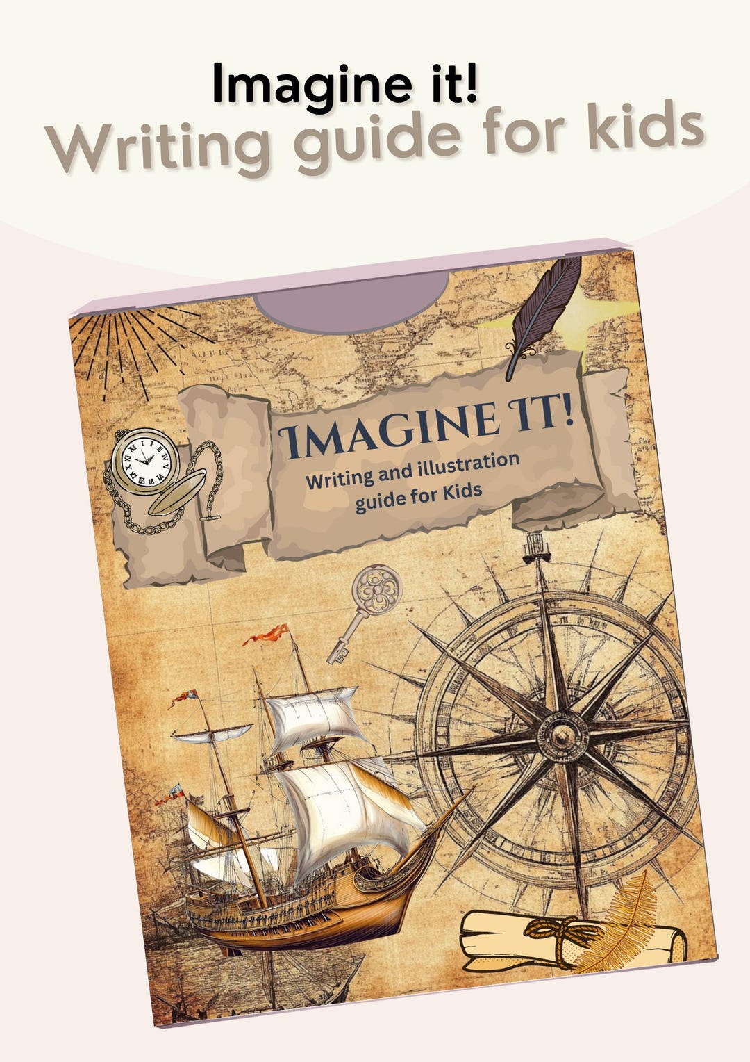 Fantasy Story Writing Kit for Kids Creative Writing Workbook Story ...