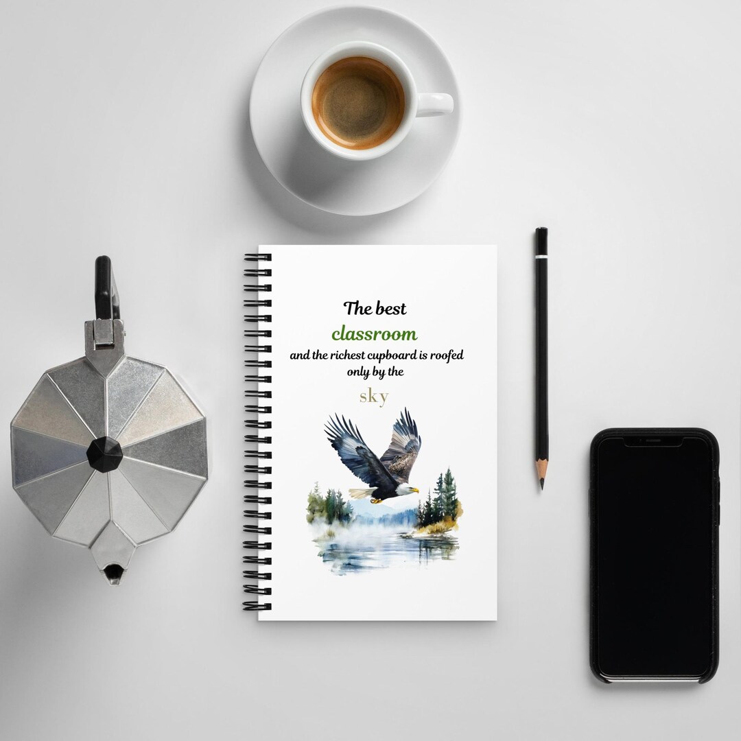 Spiral Notebook Forest School Quote - Etsy