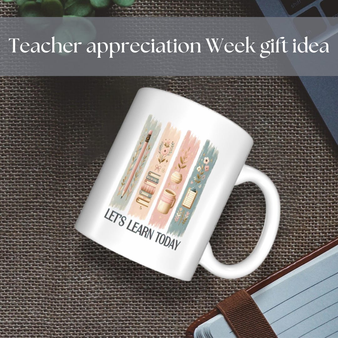 Thank You Teacher Coffee Mug Teacher Appreciation Gift Idea for Her ...