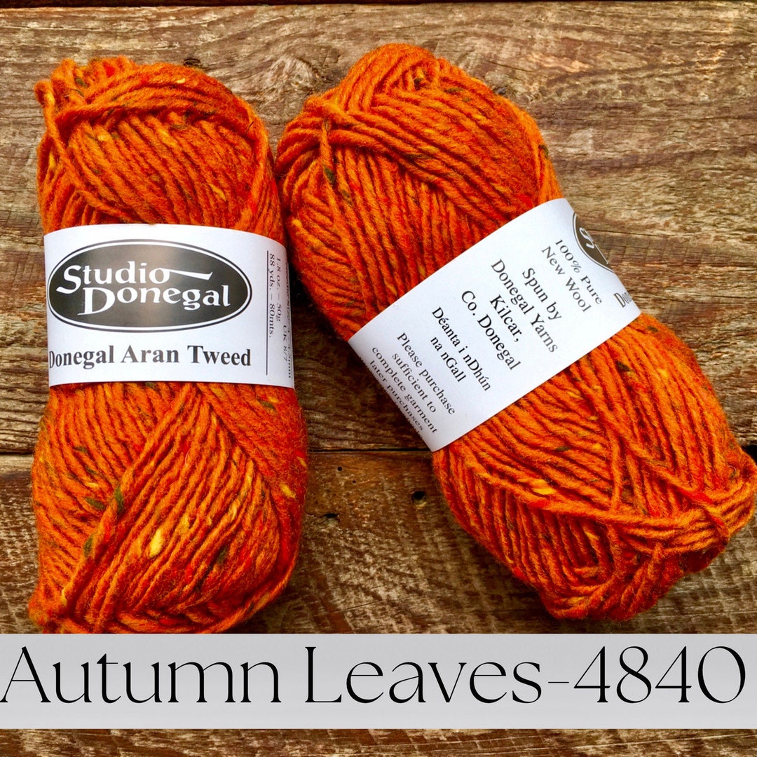 Rustic Yarn: Studio Donegal Aran Tweed – Single Ply Wool Yarn - Etsy