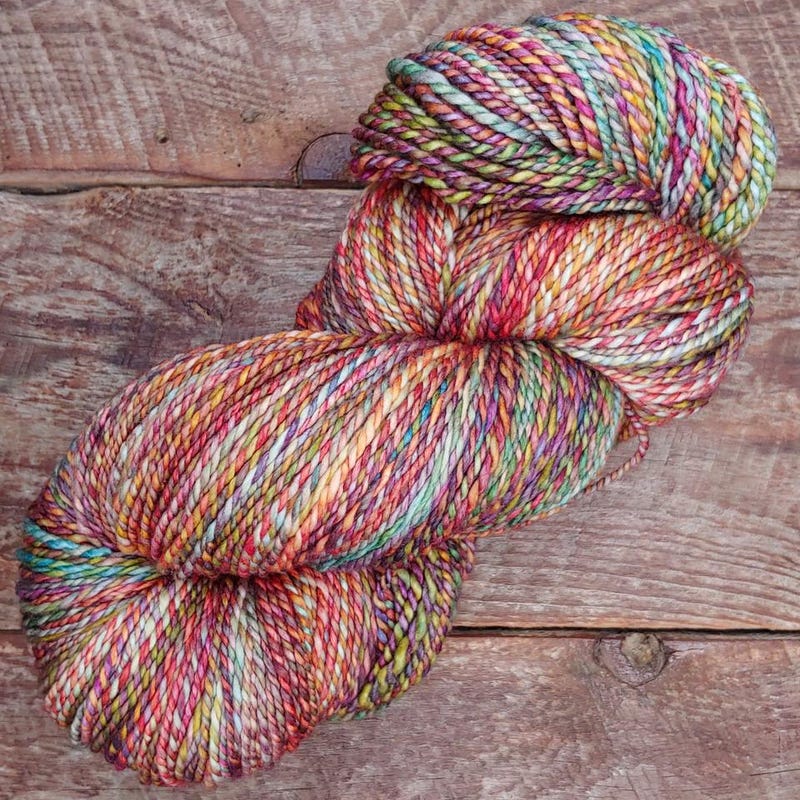 Multicolor Wool Yarn - Etsy