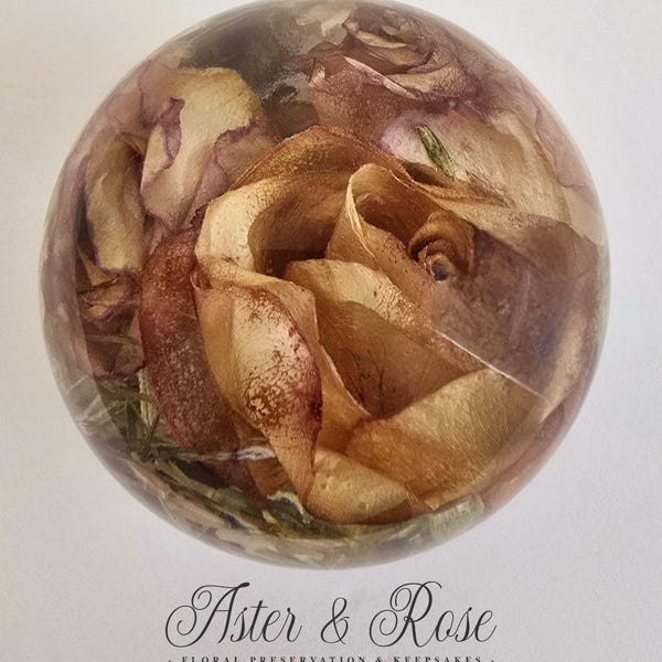 Flower Paperweight - Etsy